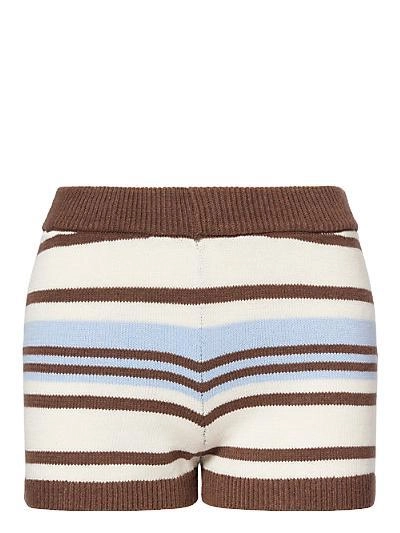 4TH & RECKLESS Amara Striped Cotton-blend Shorts - Multi