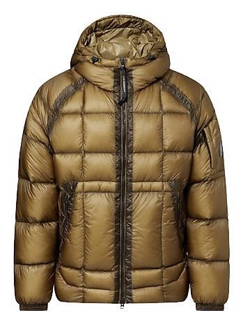 C.P. COMPANY Padded Shell Hooded Jacket - Ermine