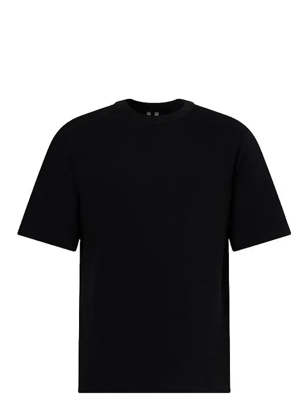 Rick Owens Brad Short-sleeve Cotton T-shirt - Black