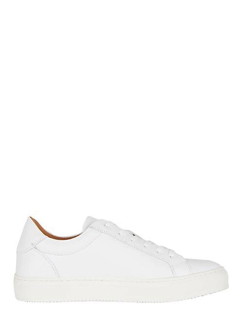 Boggi Milano Leather Lace-up Trainers - White