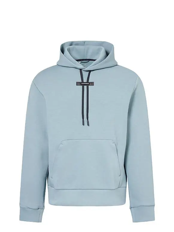 On Focus Tech Cott-blend Hoodie - Agave