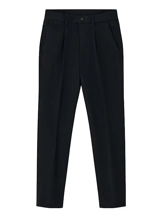 Boggi Milano Trousers In Technical Wool B Tech - Black