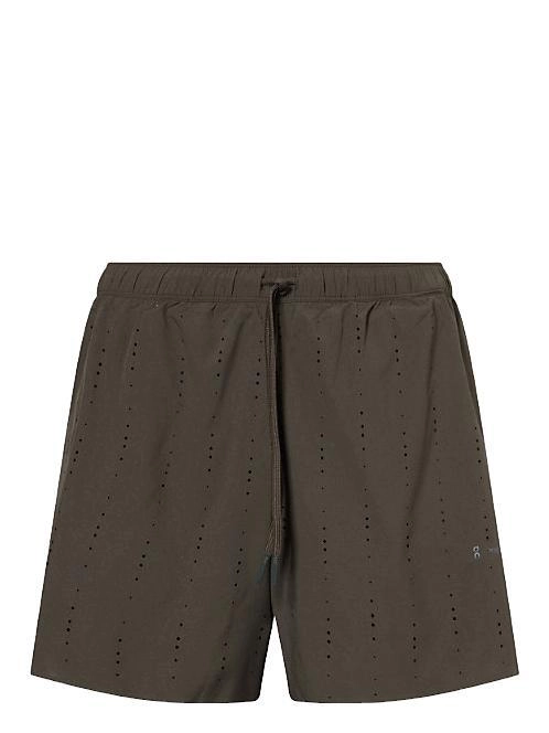 On Paf Zero 2-in-1 Stretch-woven Shorts - Molasses/black