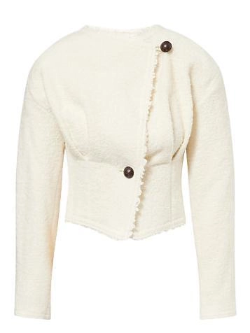 Isabel Marant Étoile Suna Boucle Wool-blend Jacket - Ecru