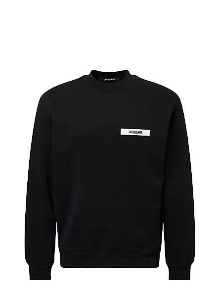 Jacquemus Le Gros Grain Cotton-jersey Sweatshirt - Black