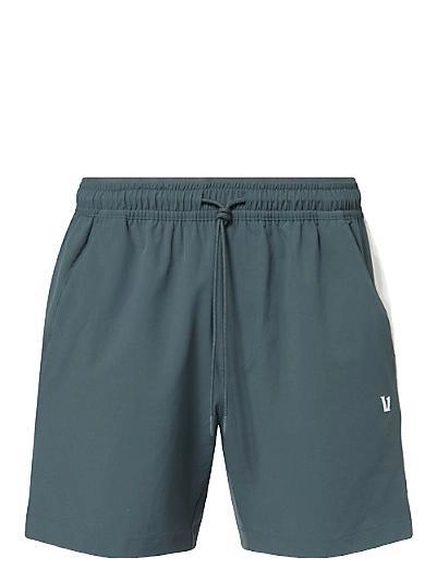 Vuori Crosscourt Pro Logo-print Woven Shorts - Hemlock