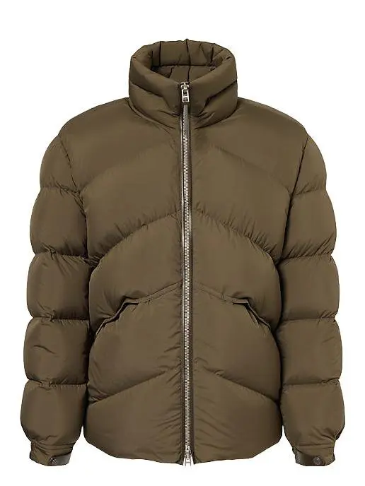 TOM FORD High-neck Down Puffer Jacket - Teak