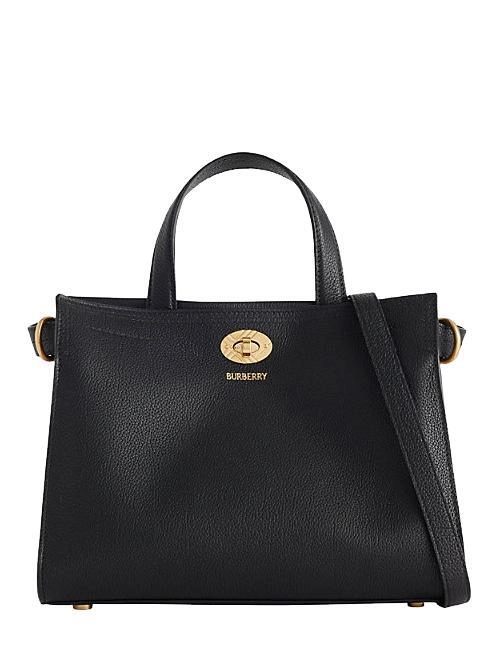 Burberry Cotswolds Mini Leather Tote Bag - Black