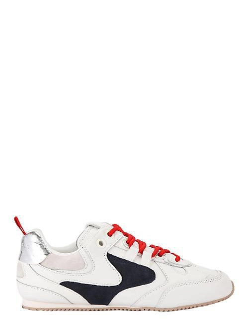 Kurt Geiger K Slim Runner Leather Trainers - White/oth