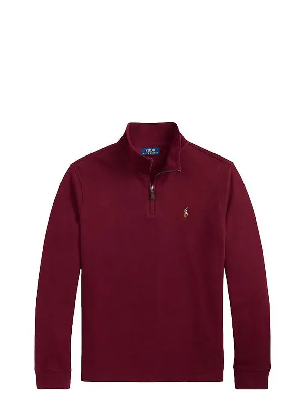 Polo Ralph Lauren Half-zip Cotton Sweatshirt - Classic Wine