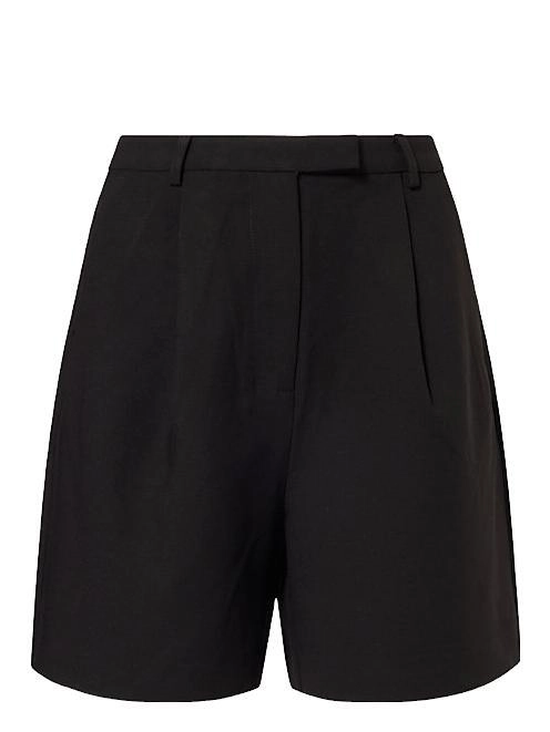 Dissh Solene Pleated Woven Shorts - Black