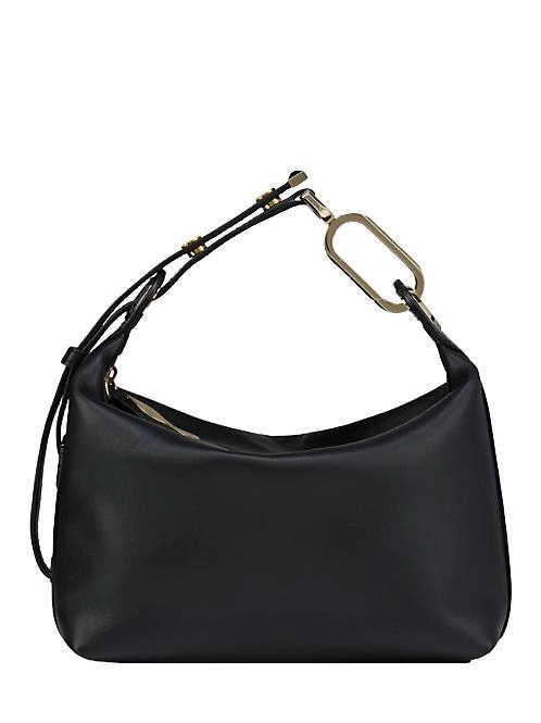CHRISTIAN LOUBOUTIN Flo Leather Pouch Bag - Black