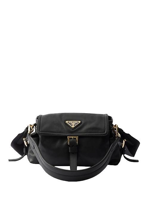 Prada Leather Top-handle Bag - Black