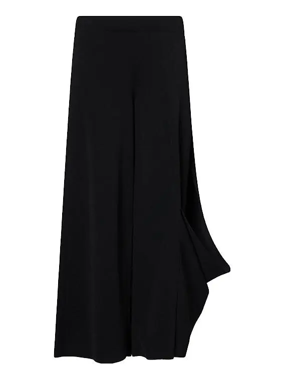 CFCL Draped Knitted Trousers - Black