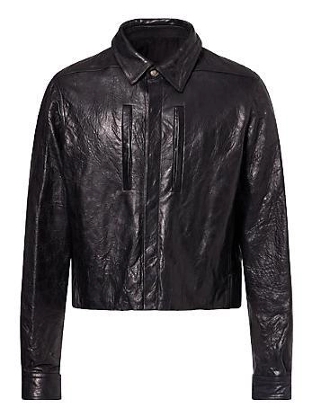 Rick Owens Alice Leather Jacket - Black