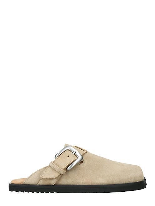 MAISON MARGIELA Tabi Daily Suede Mules - Khaki