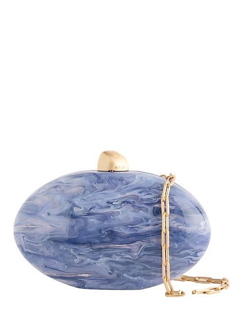 Cult Gaia Eviana Acrylic Clutch With Chain Strap - Tide Multi
