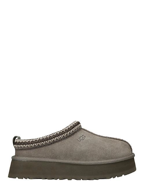 UGG Tazz Ii Suede Platform Slippers - Dark Green