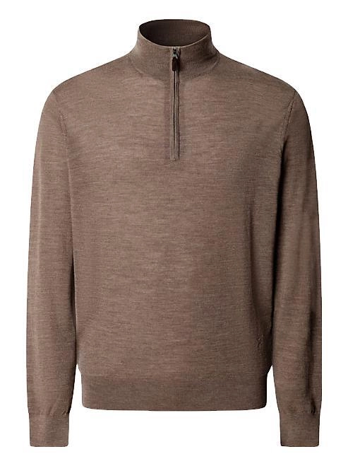 HACKETT Regular-fit Merino-wool Jumper - Putty Beige
