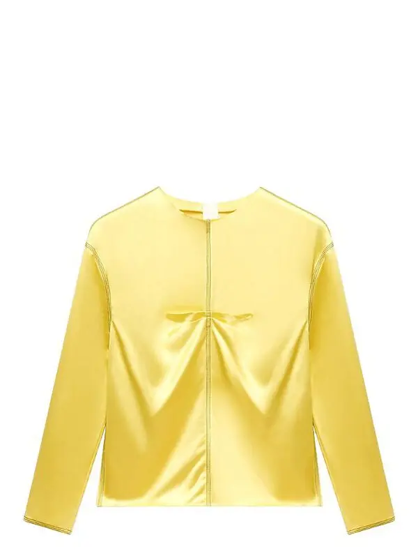 Marni Contrast-stitch Satin Top - 00y50