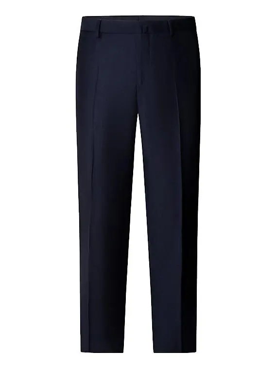 HACKETT Tailored Straight-leg Wool Suit Trousers - Midnight Blue