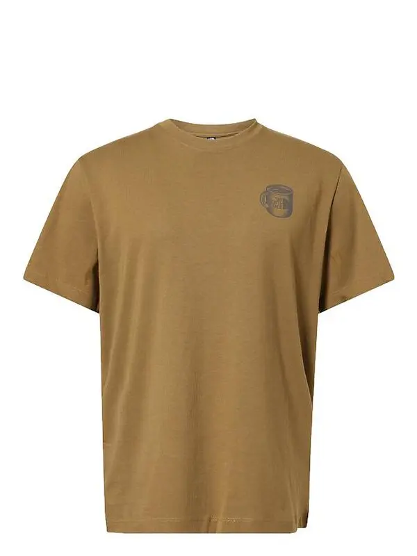 The North Face Basecamp Barista Graphic-print Cotton T-shirt - Caraway Seed