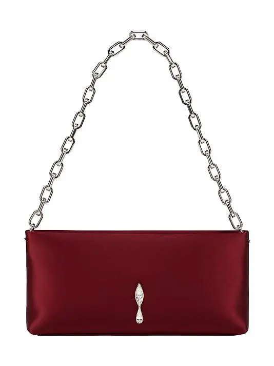 CHRISTIAN LOUBOUTIN Maykimay Satin Clutch Bag - Empire