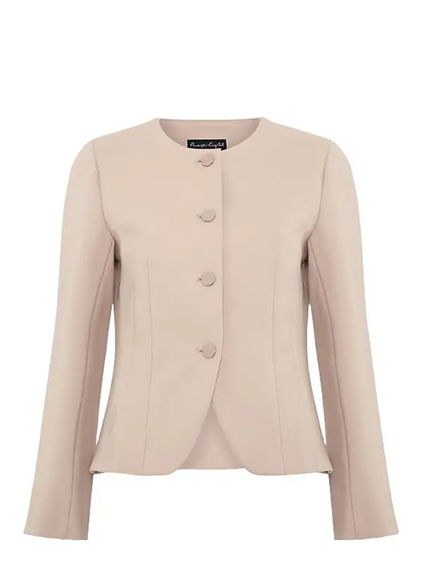 PHASE EIGHT Carla Ponte Woven Jacket - Stone