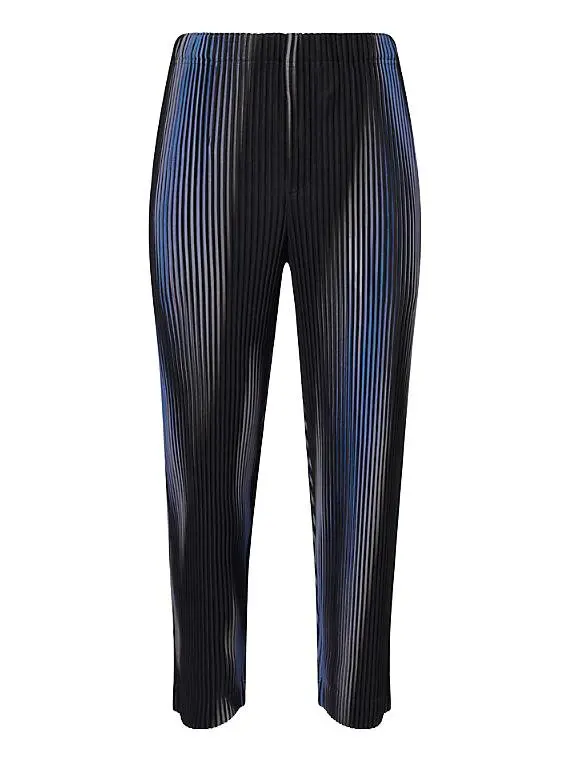 Issey Miyake Blend Of Lights Knitted Trousers - 72-blue