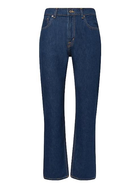7 For All Mankind Modern Straight-leg Cotton Denim Jeans - Loam