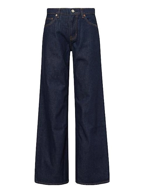REFORMATION Cary Low-rise Wide-leg Denim Jeans - Ondine