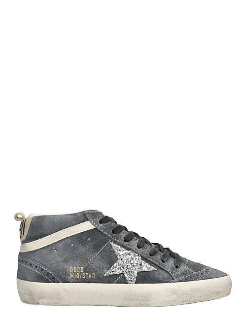 GOLDEN GOOSE Mid Star Suede Trainers - Blue/dark