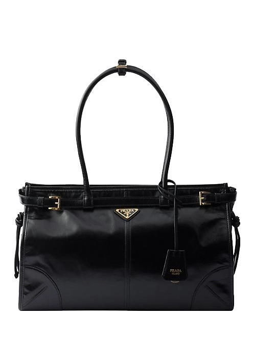 Prada Leather Handbag - Black