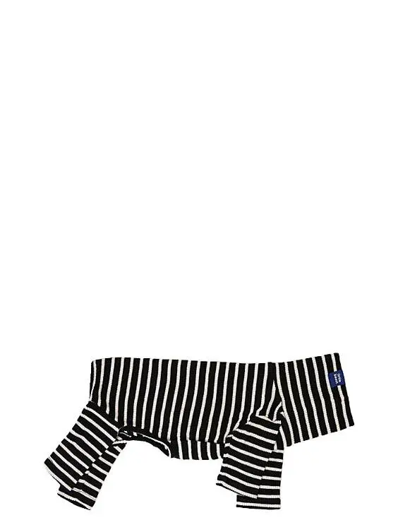 LITTLE BEAST Café In Paris Stretch-cotton Dog Onesie - One-color