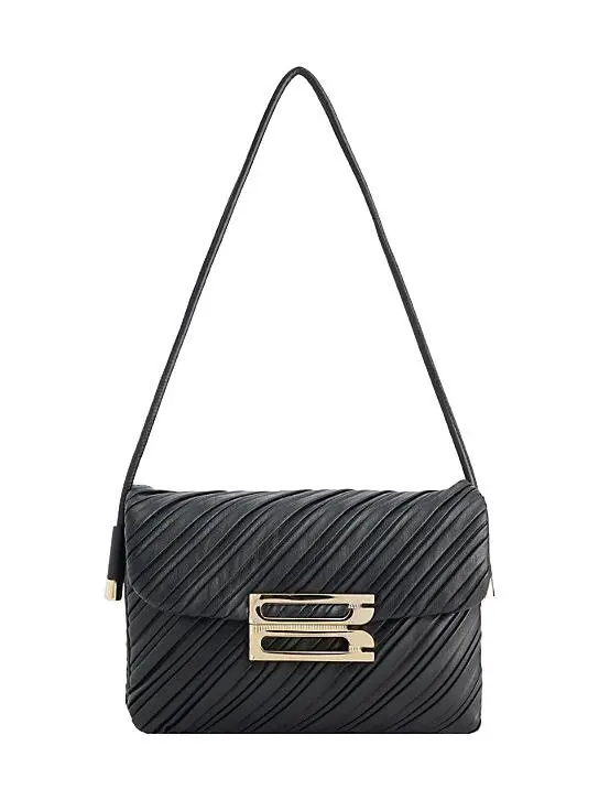 Victoria Beckham Dorian Quilted-leather Shoulder Bag - Black