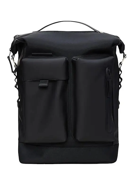 Rains Coated Backpack - Black