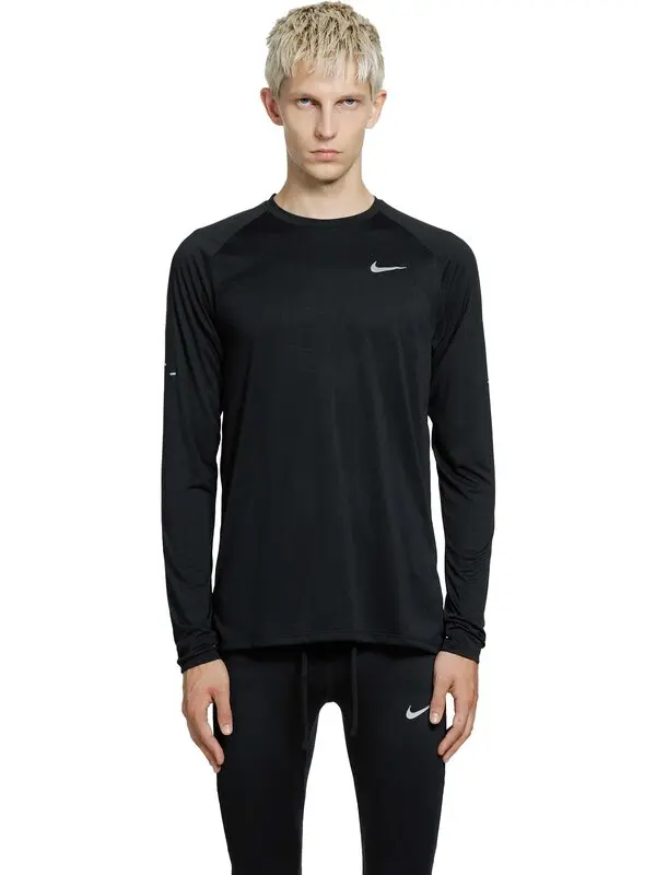 Nike Dri-fit Adv Long Sleeve Running Top - Black