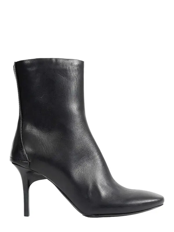 CAPASA Nappa Leather Ankle Boots - Black
