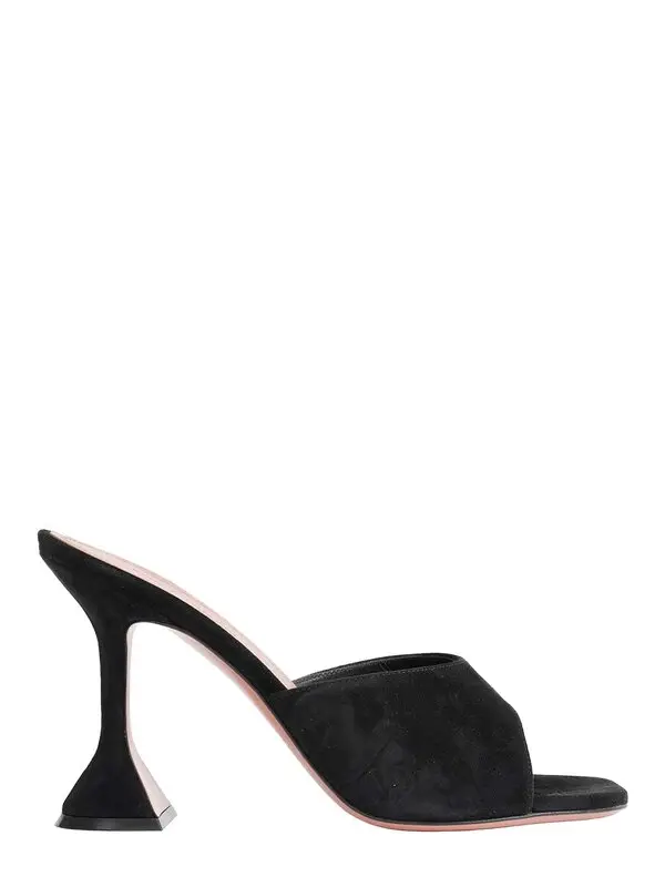Amina Muaddi Lupita Slipper 95 Mules - Black