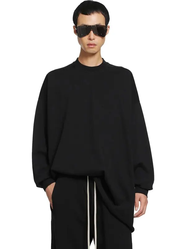 Rick Owens Tower Tommy Sweatshirt - Black