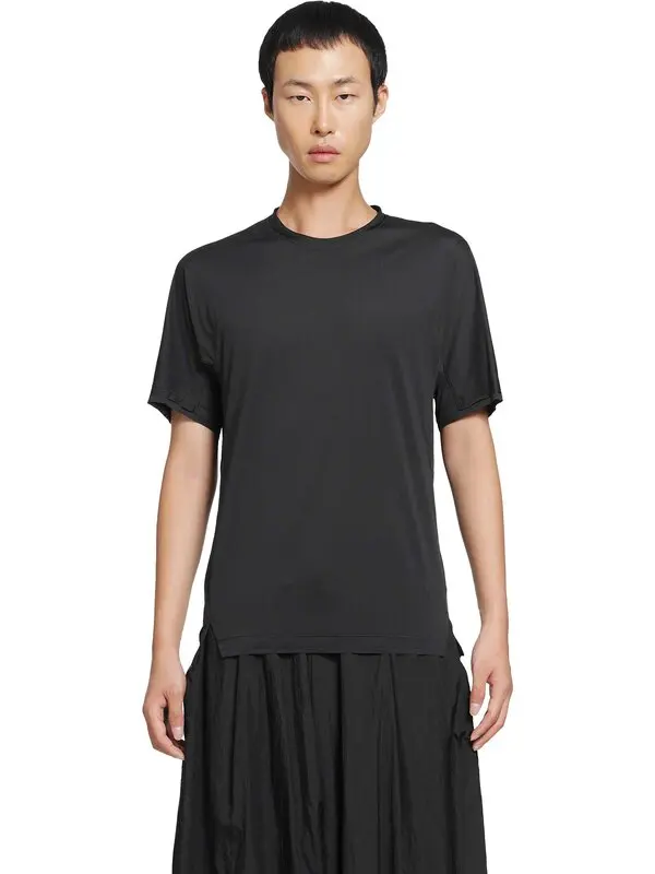 Y3 Running Short Sleeve T-shirt - Black