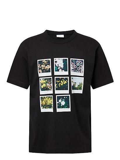 Dries Van Noten Photograph-print Crewneck Cotton-jersey T-shirt - Black