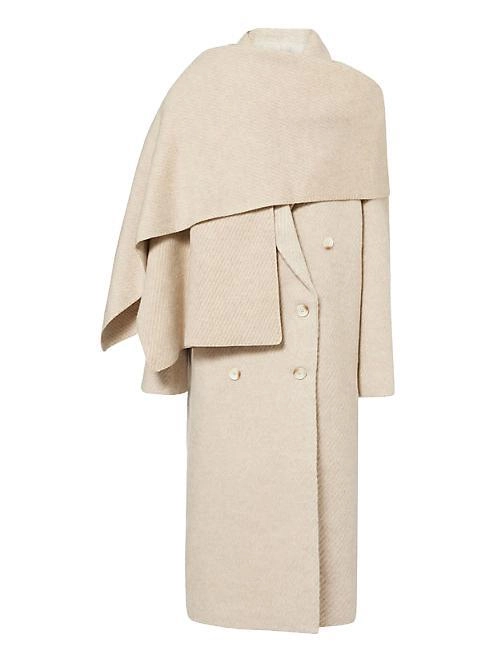 Camilla And Marc Ciro Oversized Wool-blend Coat - Beige