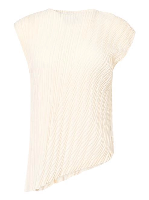 Issey Miyake Asymmetric Knitted Top - Neutral
