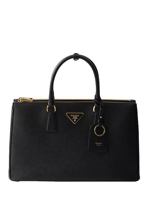 Prada Galleria Saffiano Leather Bag - Black