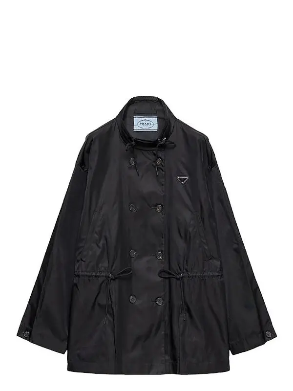 Prada Re-nylon Rain Jacket - Black