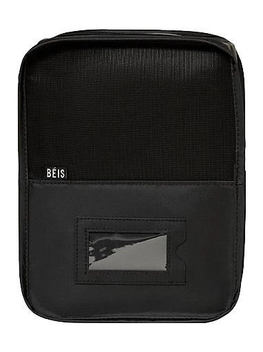 BEIS Béis Compression Small Packing Cube With Mesh Top - Black