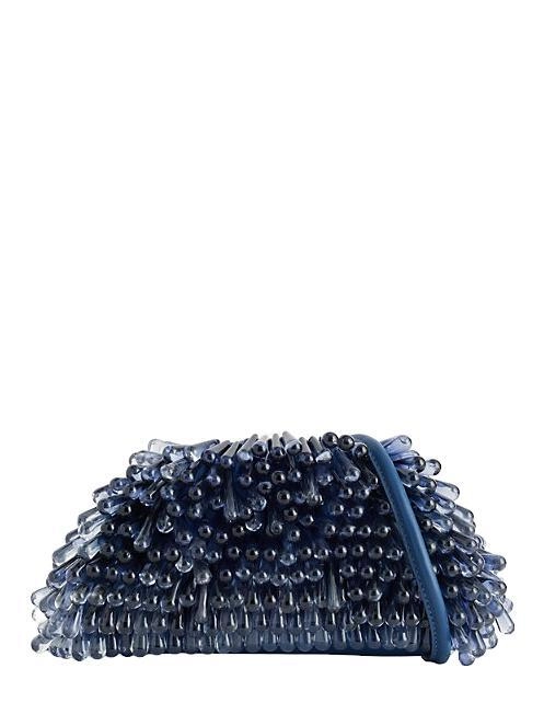 Cult Gaia Jaala Nano Beaded Cross-body Bag - Tide