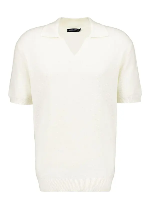 Frescobol Carioca Knitted Polo Shirt - White