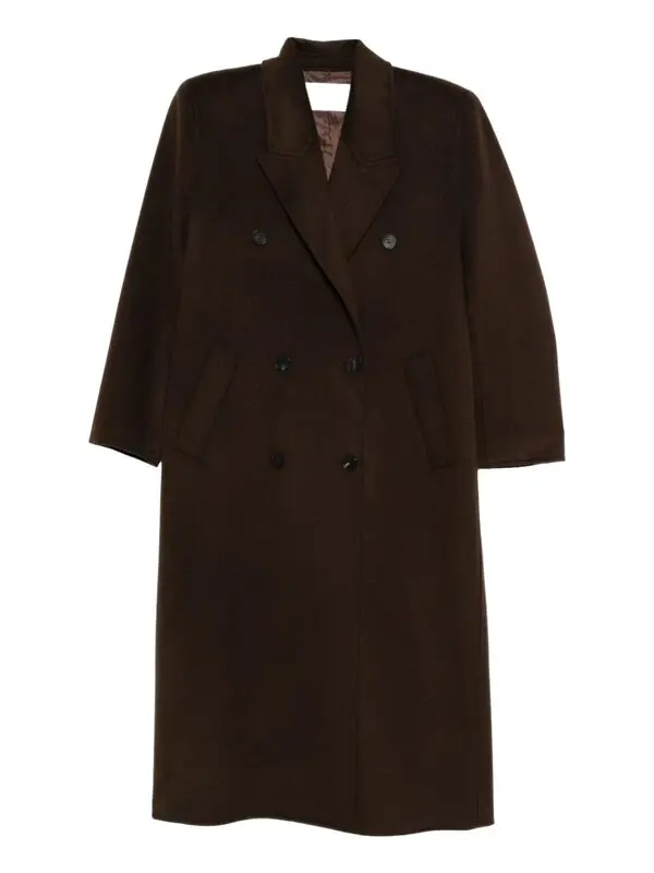 THE FRANKIE SHOP Logo Coat - Brown